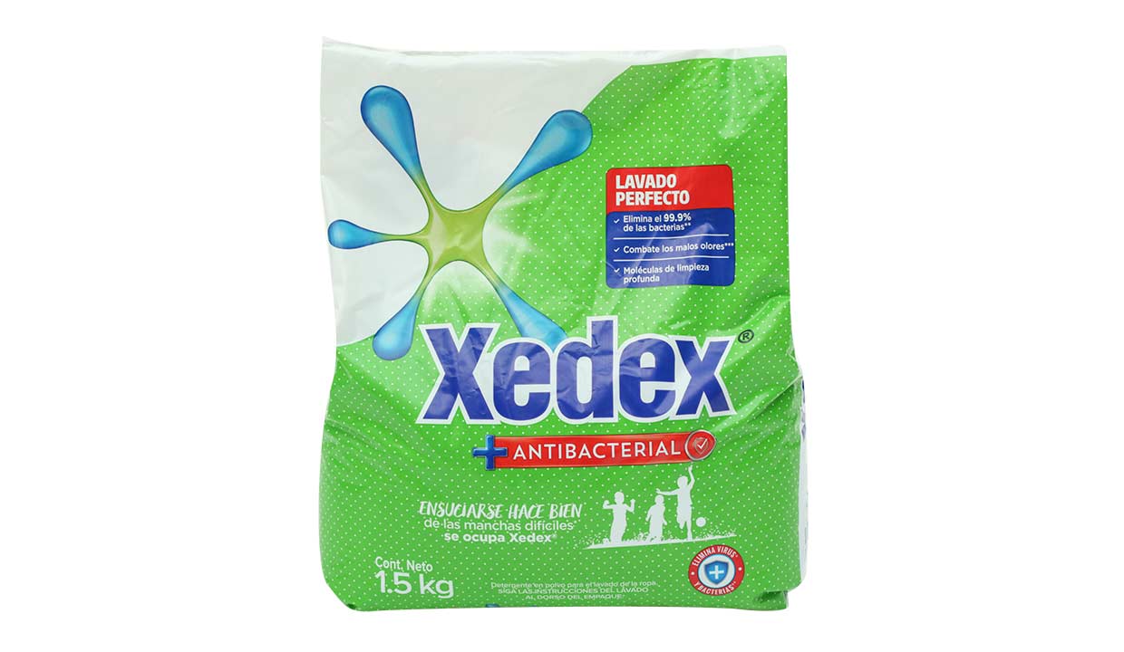 detergente en polvo antibacterial xedex 15 kilos EFast Online